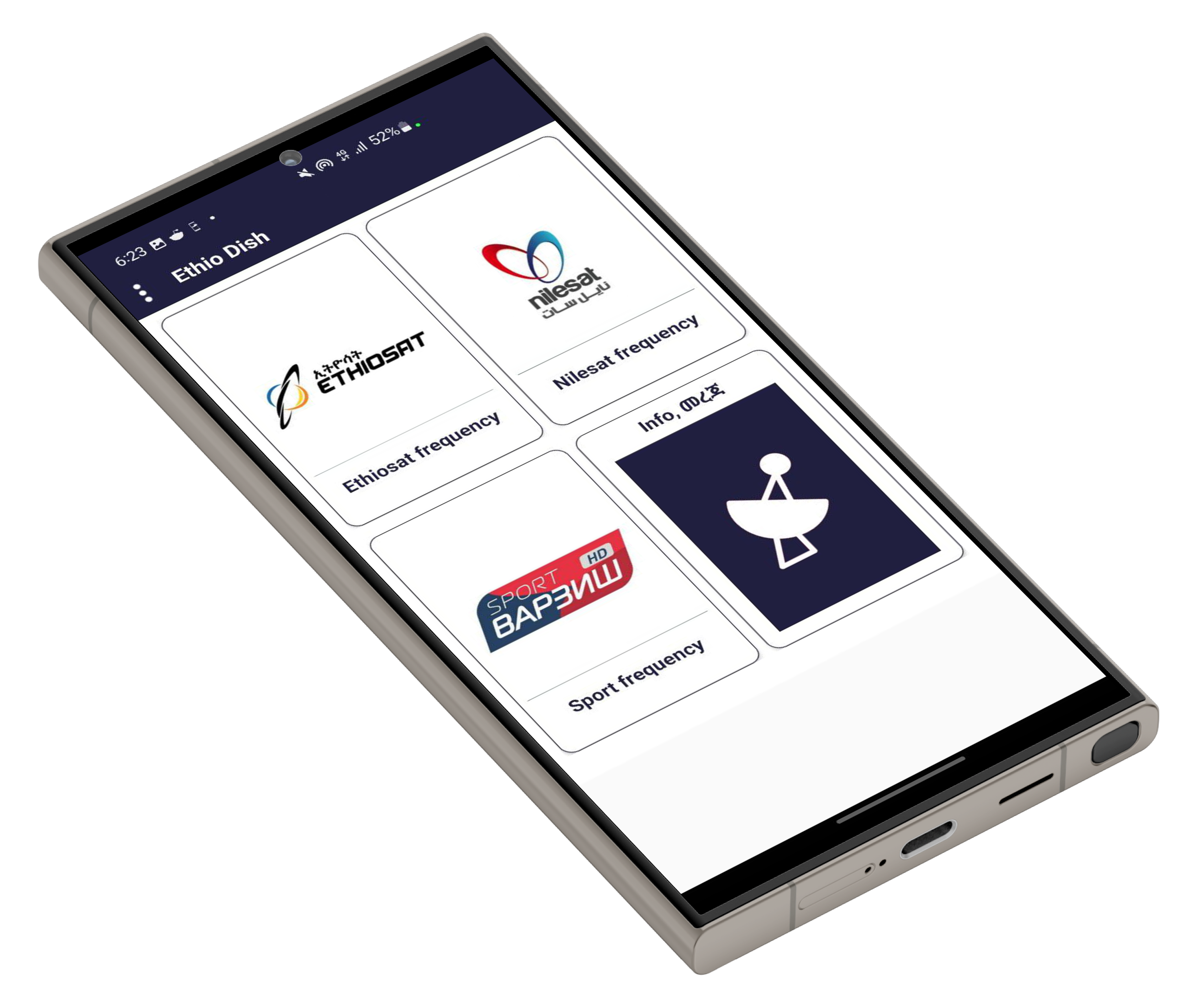 EthioDish - Ethiopian Satellite TV Channel Guide